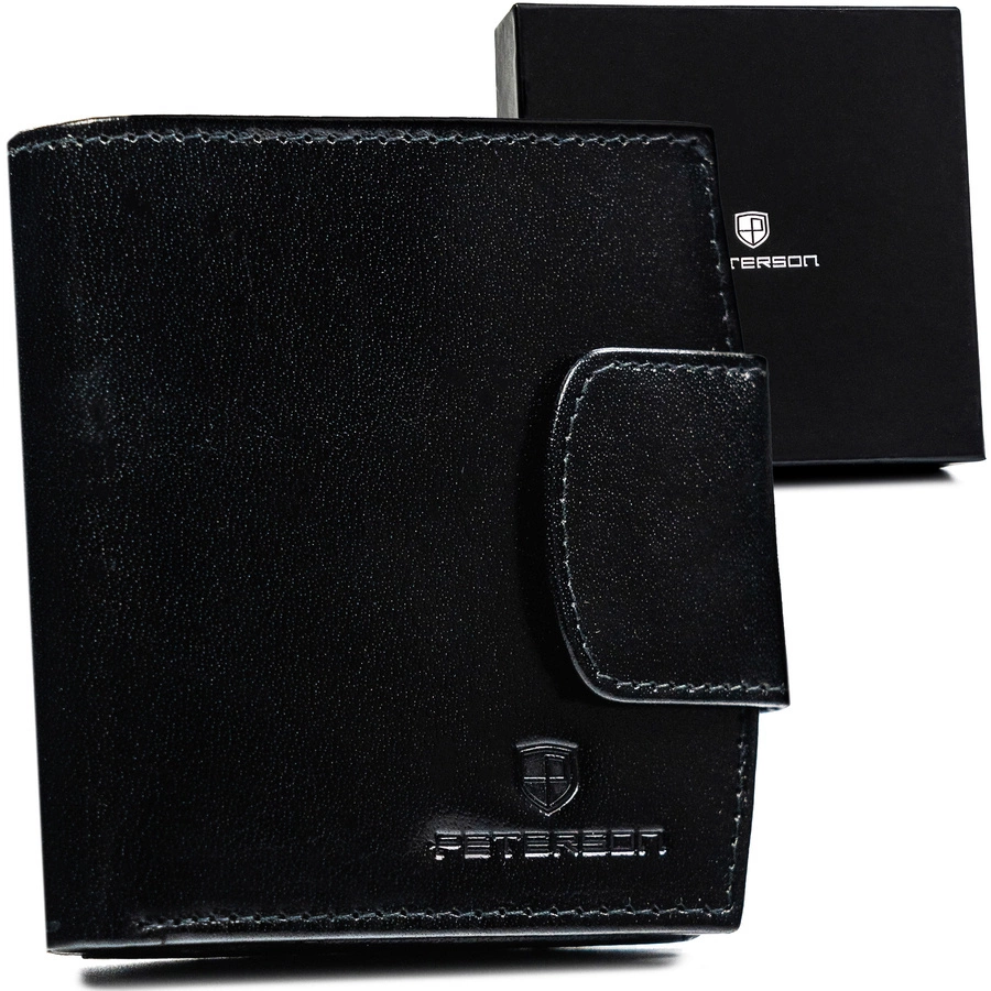 Leather wallet RFID PETERSON PTN D314-BFA | Galanteriacedar.pl