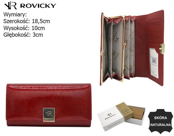 ROVICKY RH-24A-1-SH RFID leather wallet | Galanteriacedar.pl