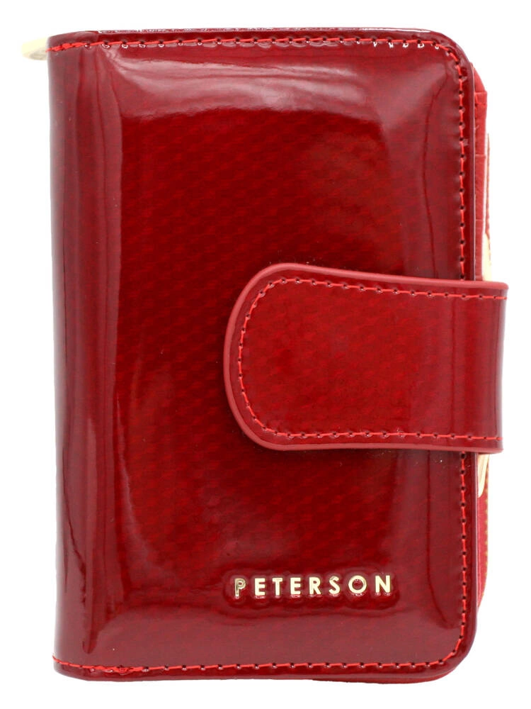 Leather wallet RFID PETERSON PTN 425214-SBR | Galanteriacedar.pl