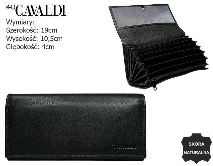 Leather wallet 4U CAVALDI 173-CNP | Galanteriacedar.pl