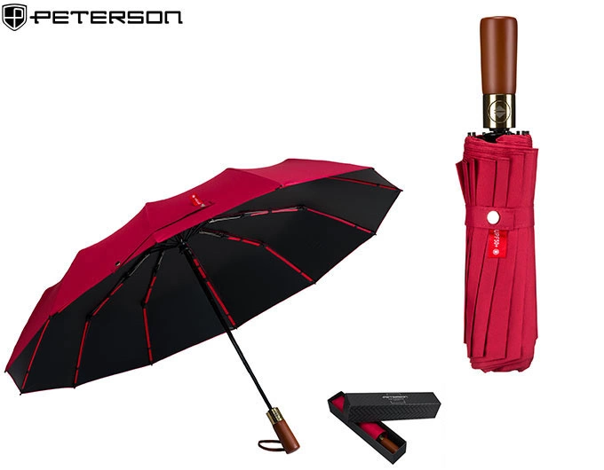Parasolka Peterson PTN UMB-01L Red | Galanteriacedar.pl